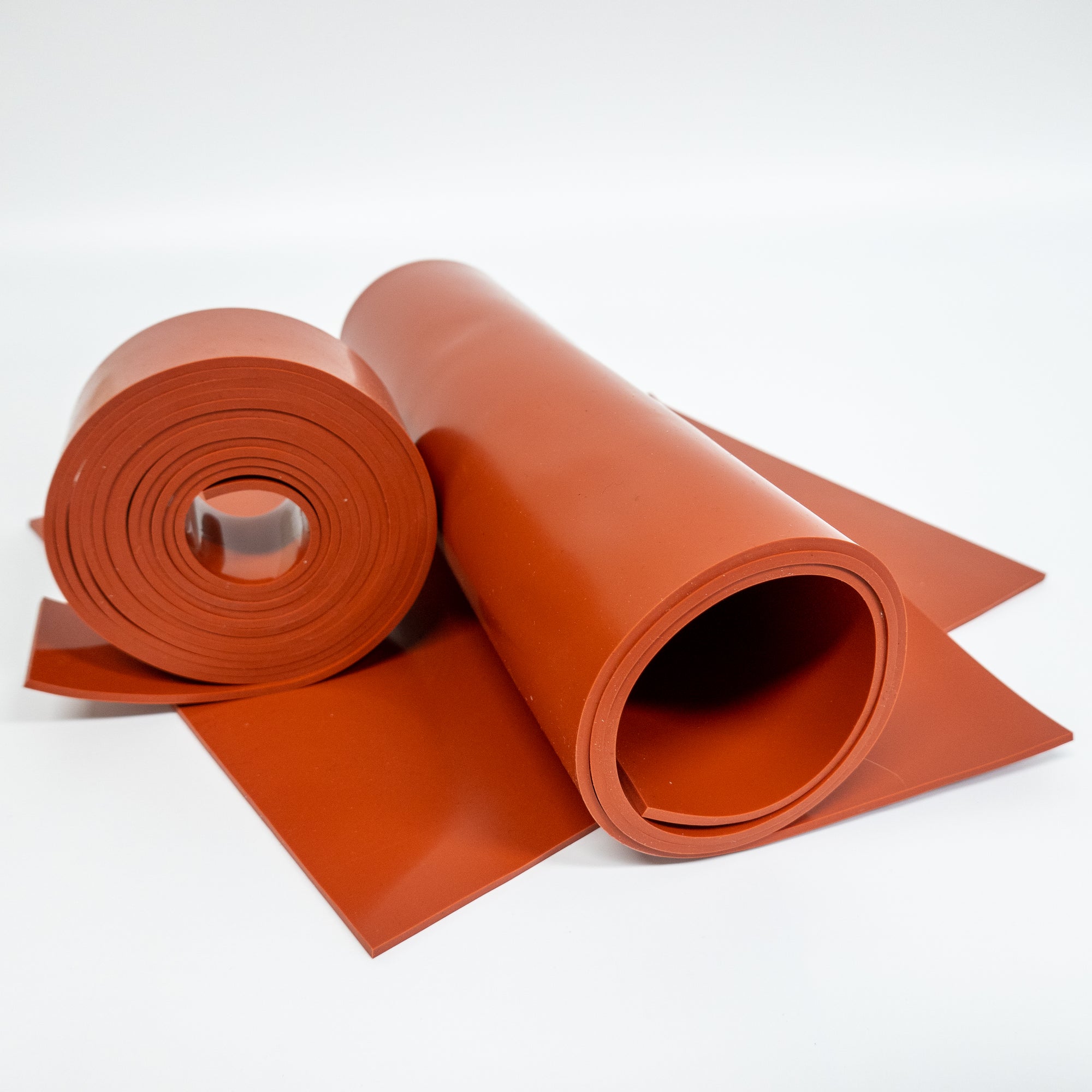 Silicone Rubber Rolls & Sheets 60A Medium Hardness — Rubber Sheet ...